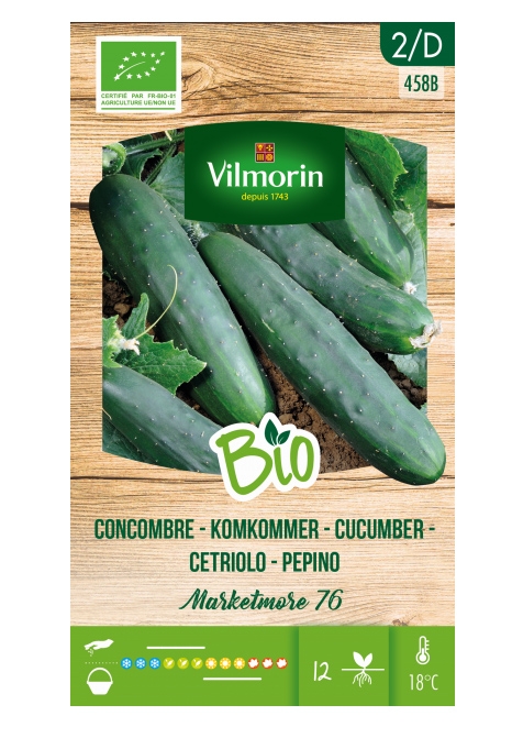Vilmorin Zaden Komkommer marketmore Bio