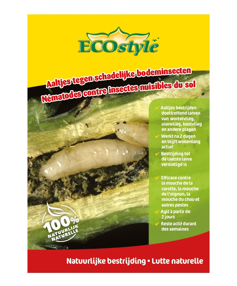 Ecostyle Aaltjes tegen schadelijke bodeminsecten 60m²