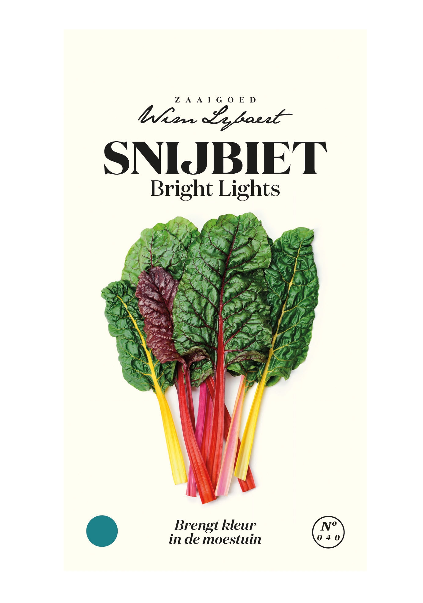 Wim Lybaert zaden | Snijbiet Bright Lights | Mooie grote bladeren
