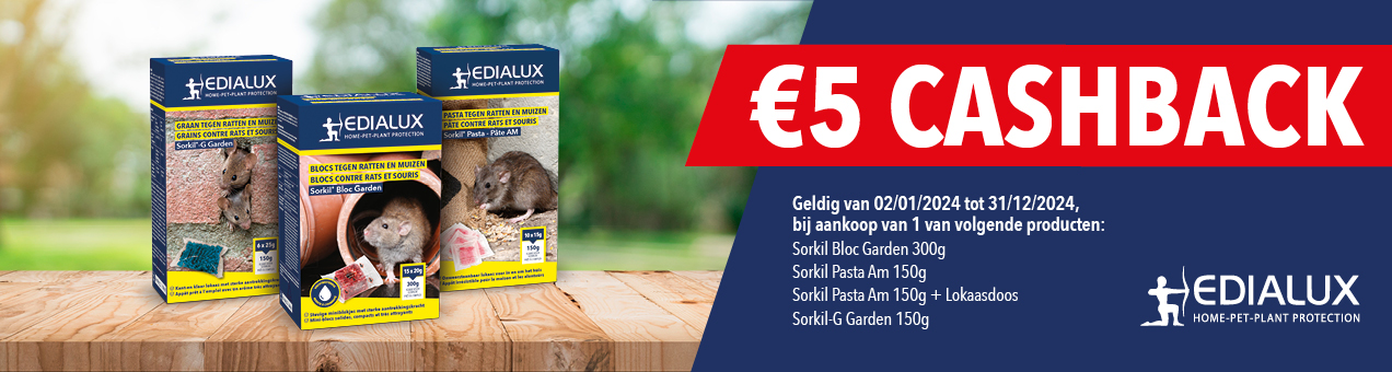Edialux Sorkil G Garden graan tegen ratten en muizen 150g