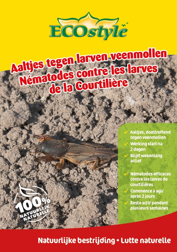 Ecostyle Aaltjes tegen veenmollen 60 m² | Natuurlijke bestrijding