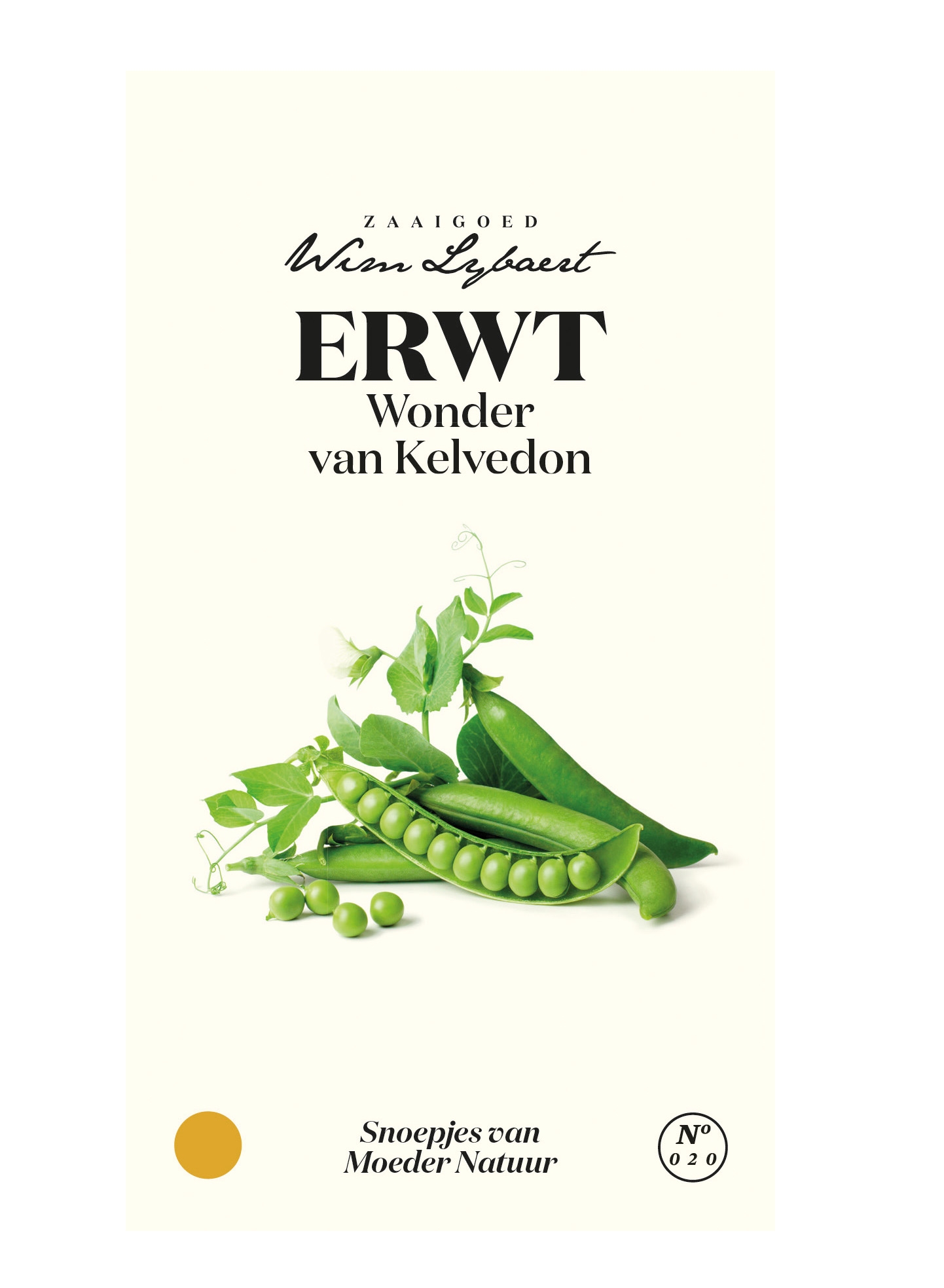 Wim Lybaert zaden | Erwt Wonder Van Kelvedon | Ziekteresistent