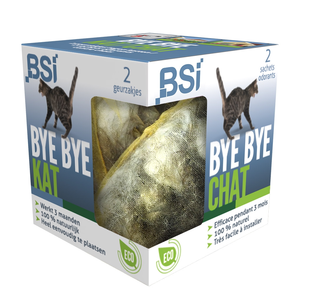 Katten 3 maanden weghouden met geurzakjes