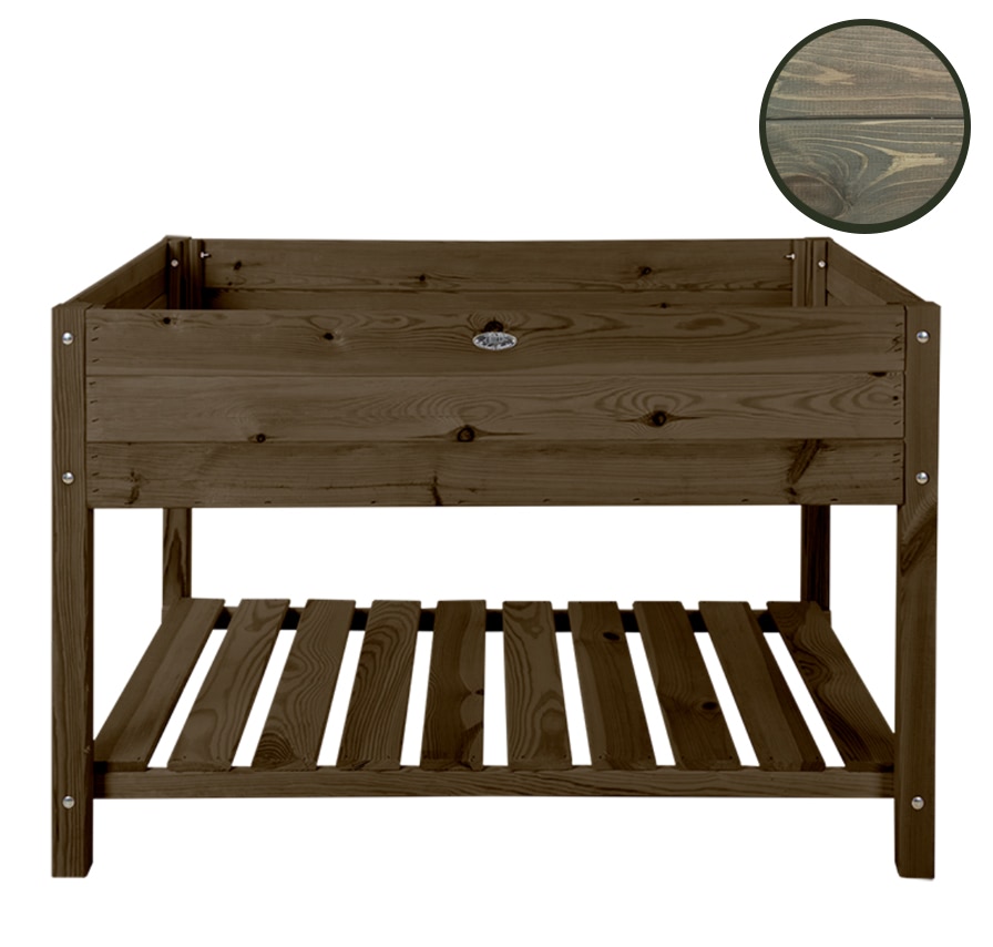 Grote moestuinbak uit hout 118 cm | 100% FSC | Ideale werkhoogte