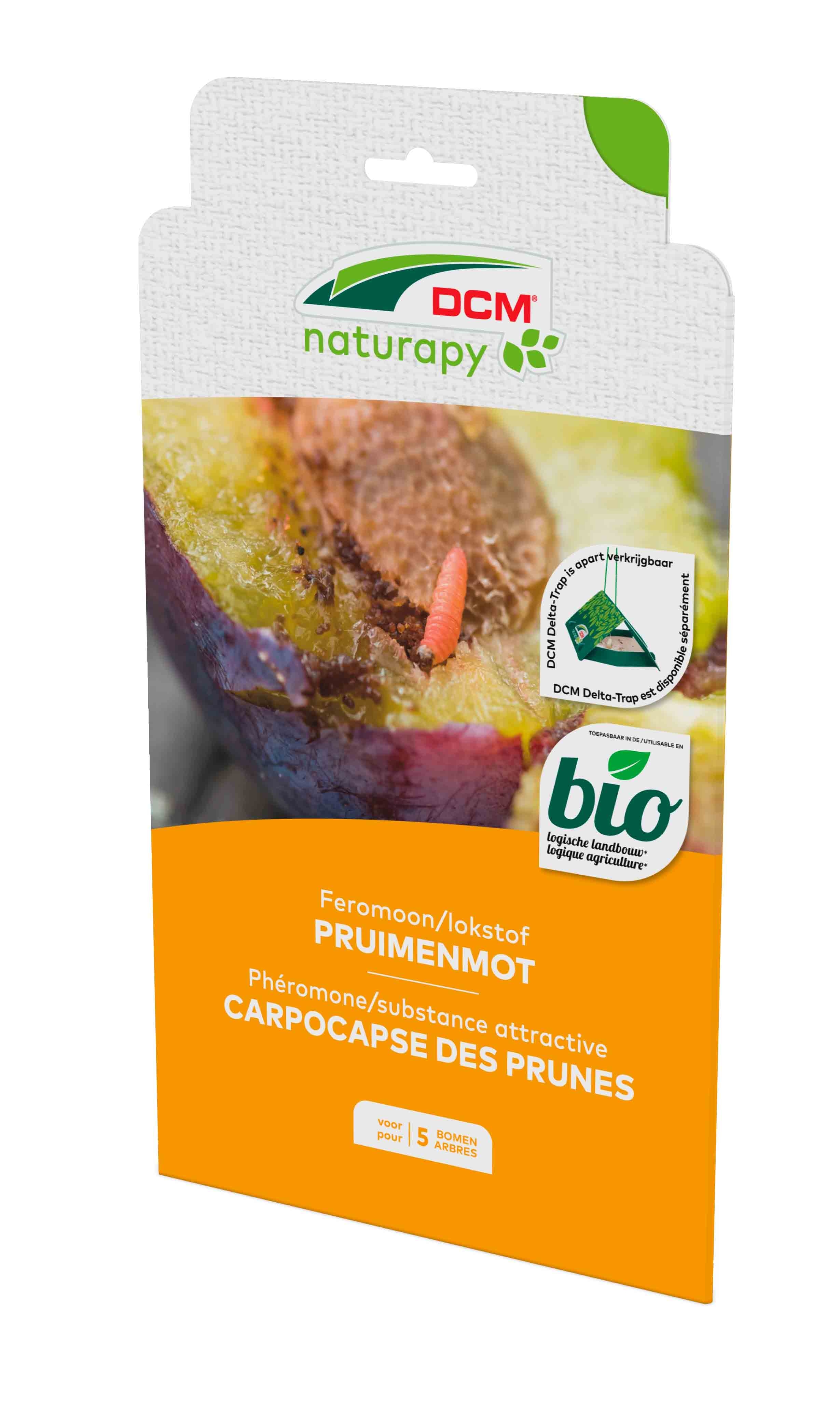 Pruimenmot biologisch bestrijden met DCM Feromoonval