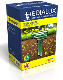 Ultrasone mollenverjager door geluid