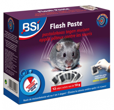 Muizengif pasta voor droge en vochtige ruimtes | NIEUW