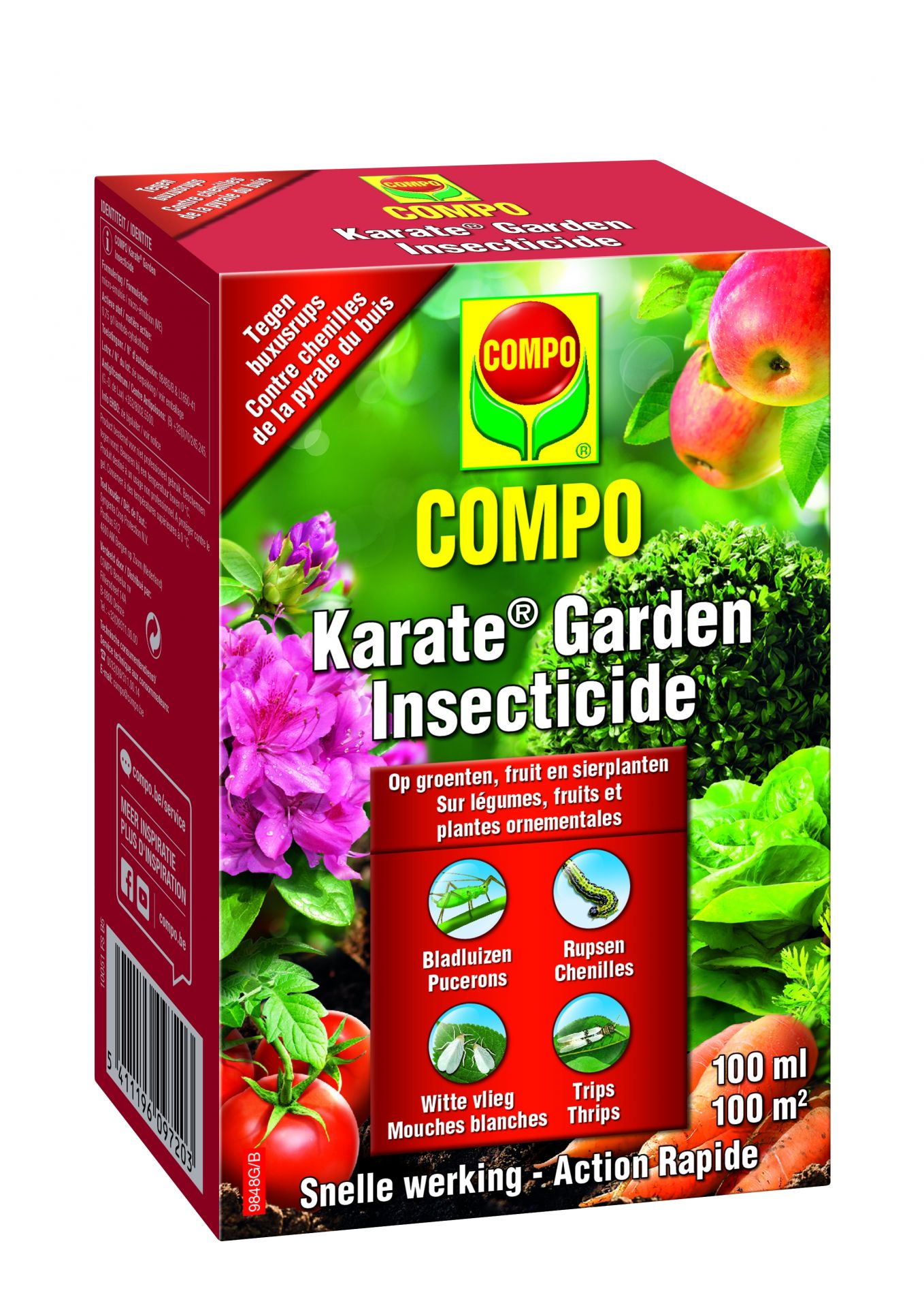 Compo Karate Garden: Insecten bestrijden in (moes)tuin