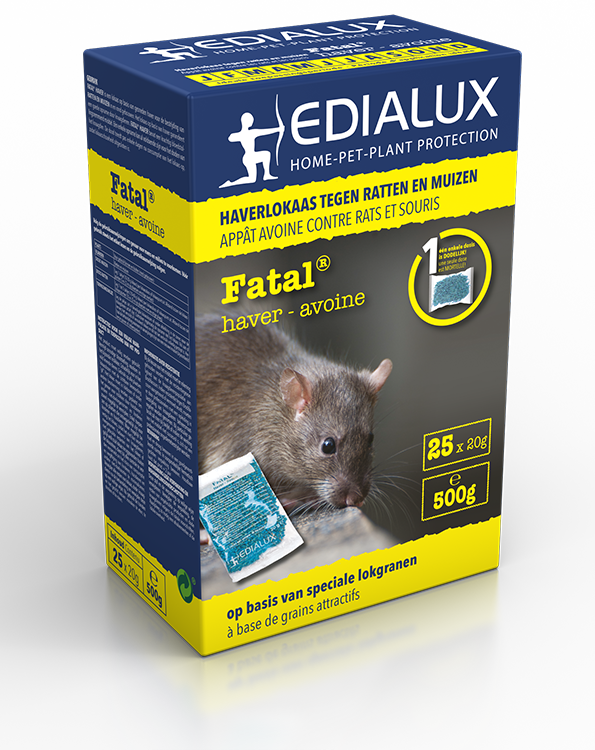 Rattengif en muizengif: 1 portie is dodelijk!