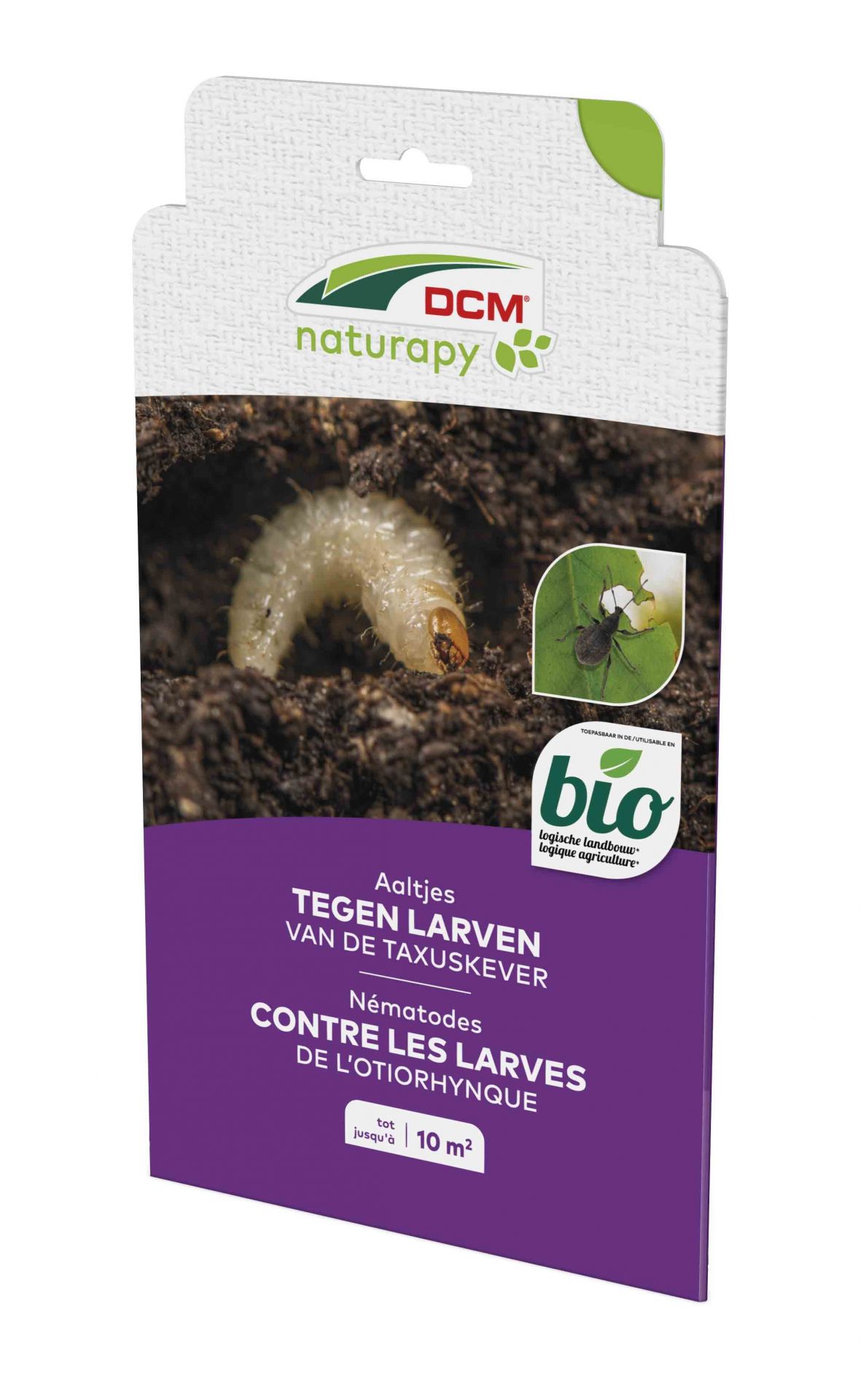 Larven van de taxuskever bestrijden met aaltjes 10m²