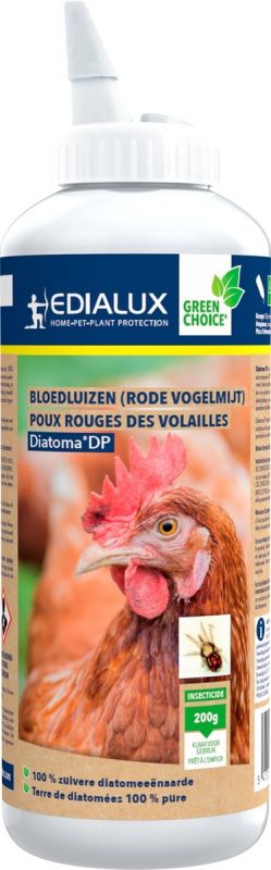 Edialux Bloedluizen op kippen bestrijden Diatoma® DP (200g)