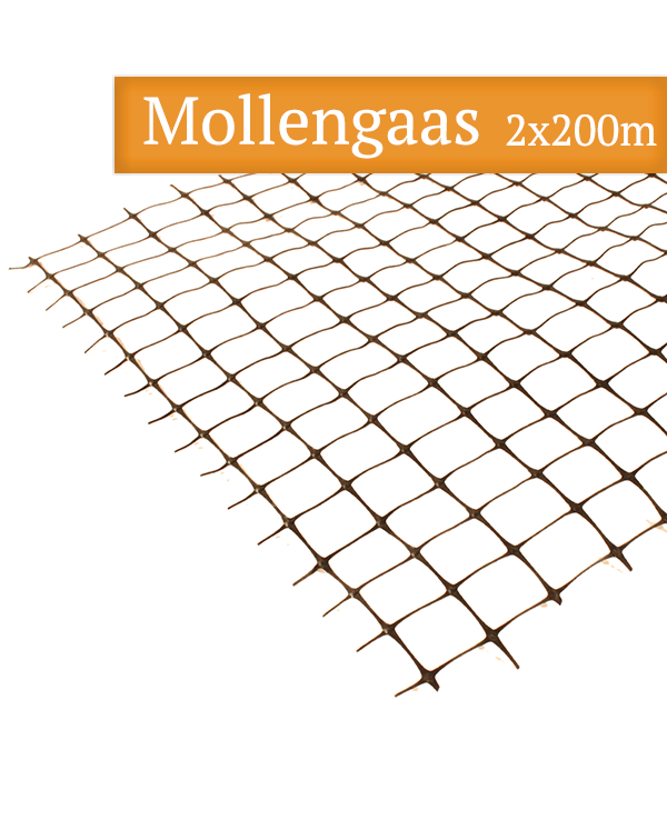 Mollengaas 2x200m: Extra sterk mollennet