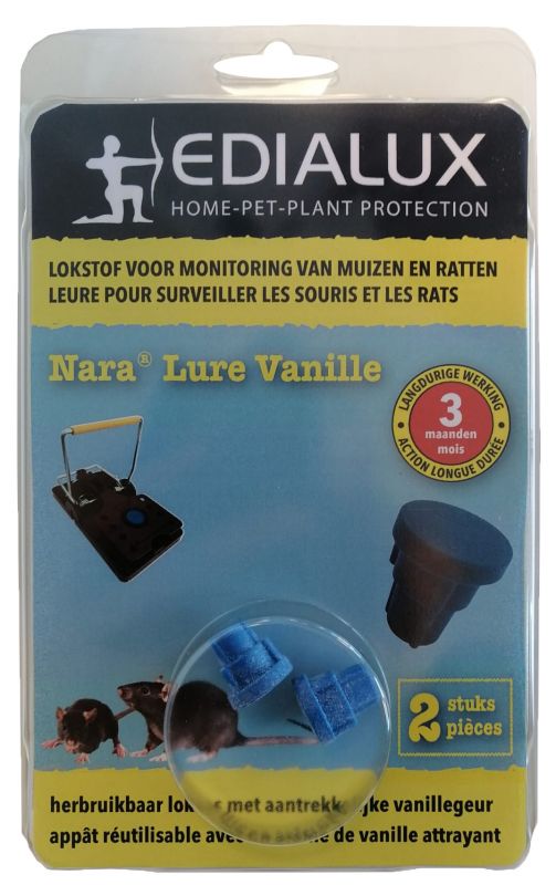 Lokstof muizen | Nara Lure Vanille | 2 stuks