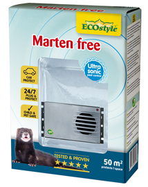 Marter verjagen auto met geurzakje | 100% natuurlijk