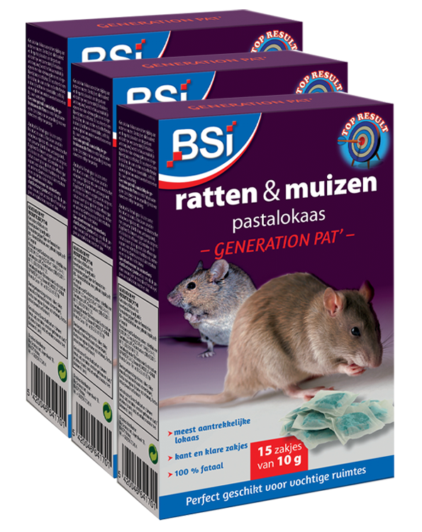 Rattengif en muizengif pasta | Dodelijk voor ongedierte na 1 inname