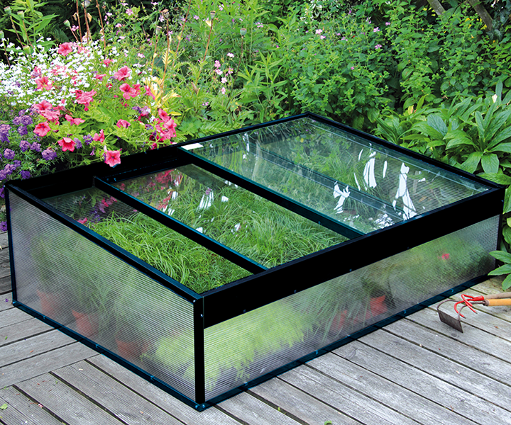 Moderne Mini serre met aluminium frame