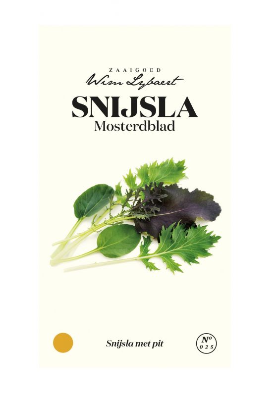 Wim Lybaert zaden | Snijsla Mosterdblad | Snijsla kweken